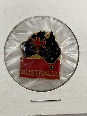 Australia Flag Pin Nu Color Vue Enamel Rare Lapel Pin Pinback Button ...