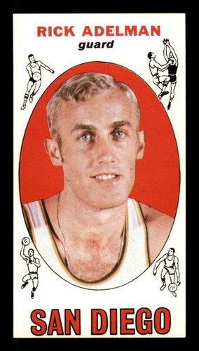 1969-70 Topps #23 Rick Adelman NM/MINT RC Rookie San Diego Rockets ...