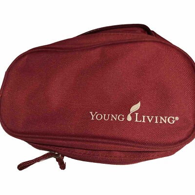 Young Living Essential Oils Travel Pouch Carry Case - Dark Red | eBay