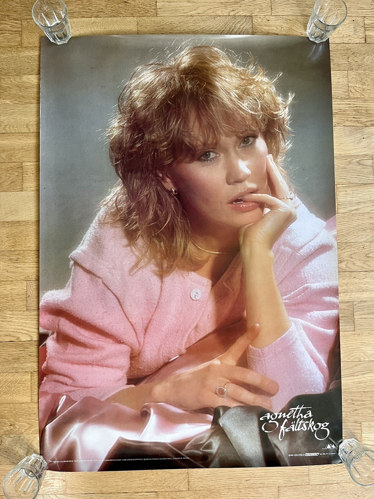 ABBA Agnetha Fältskog 1983 Large Scandecor Poster Polar Sweden Rare ...