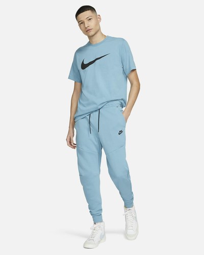 Nike Tech Fleece Joggers Pants Cuffed Cerulean Light UNC Blue CU4495 ...