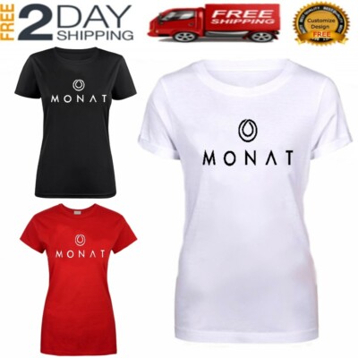 WOMEN'S MONAT T-SHIRT NEW! VARIOUS COLORS ARE CUSTOMIZED BY ORDER 232 ...