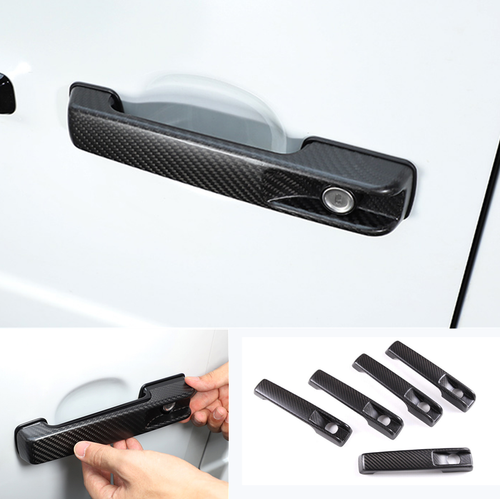 For Benz W463 G-Class 19-22 Matte carbon External Door Handle Cover ...