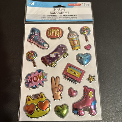 Jot Teenage Themed Metallic Stickers (Brand New) | eBay