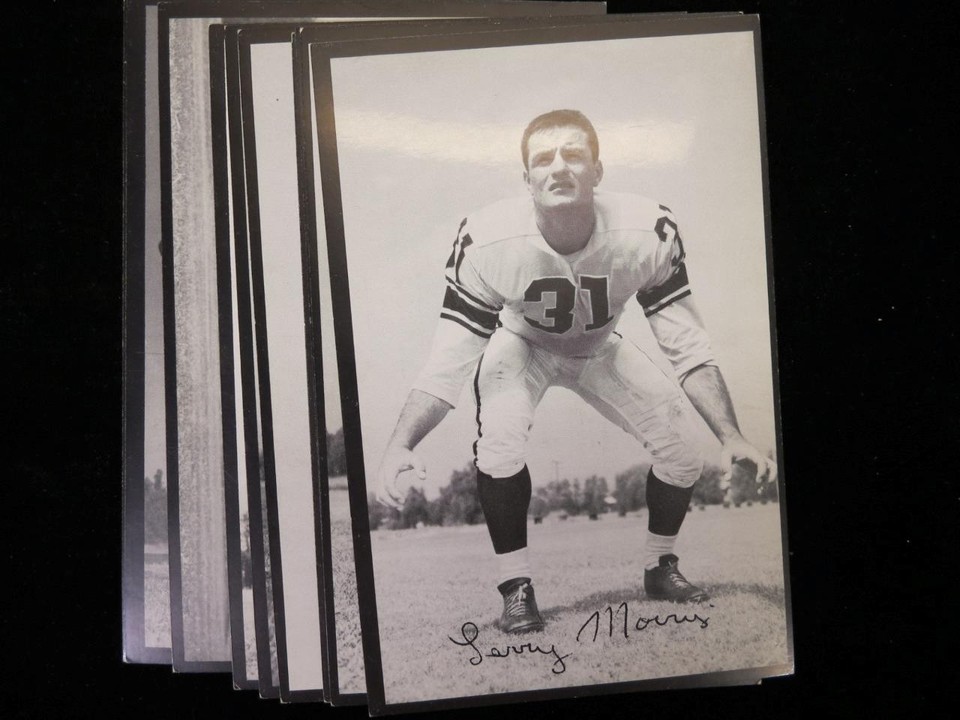 (37) 1950's Los Angeles Rams Football Black Border Team Issued Photo ...