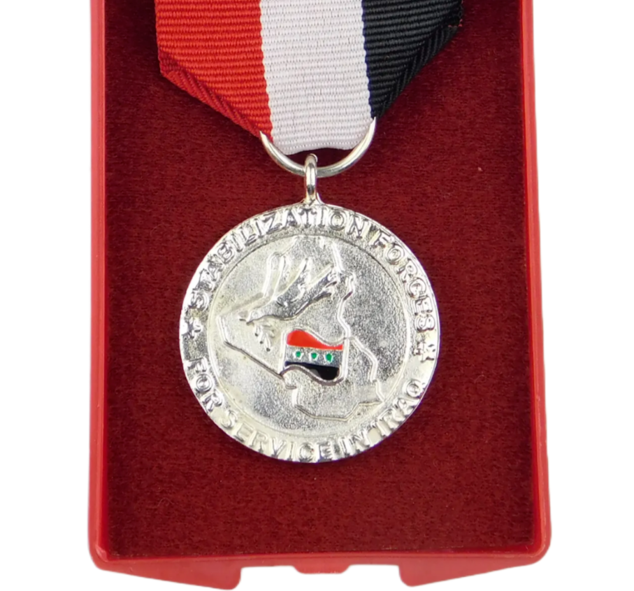 2586 POLISH MULTINATIONAL DIVISION CENTRAL-SOUTH COMMEMORATIVE BADGE ...