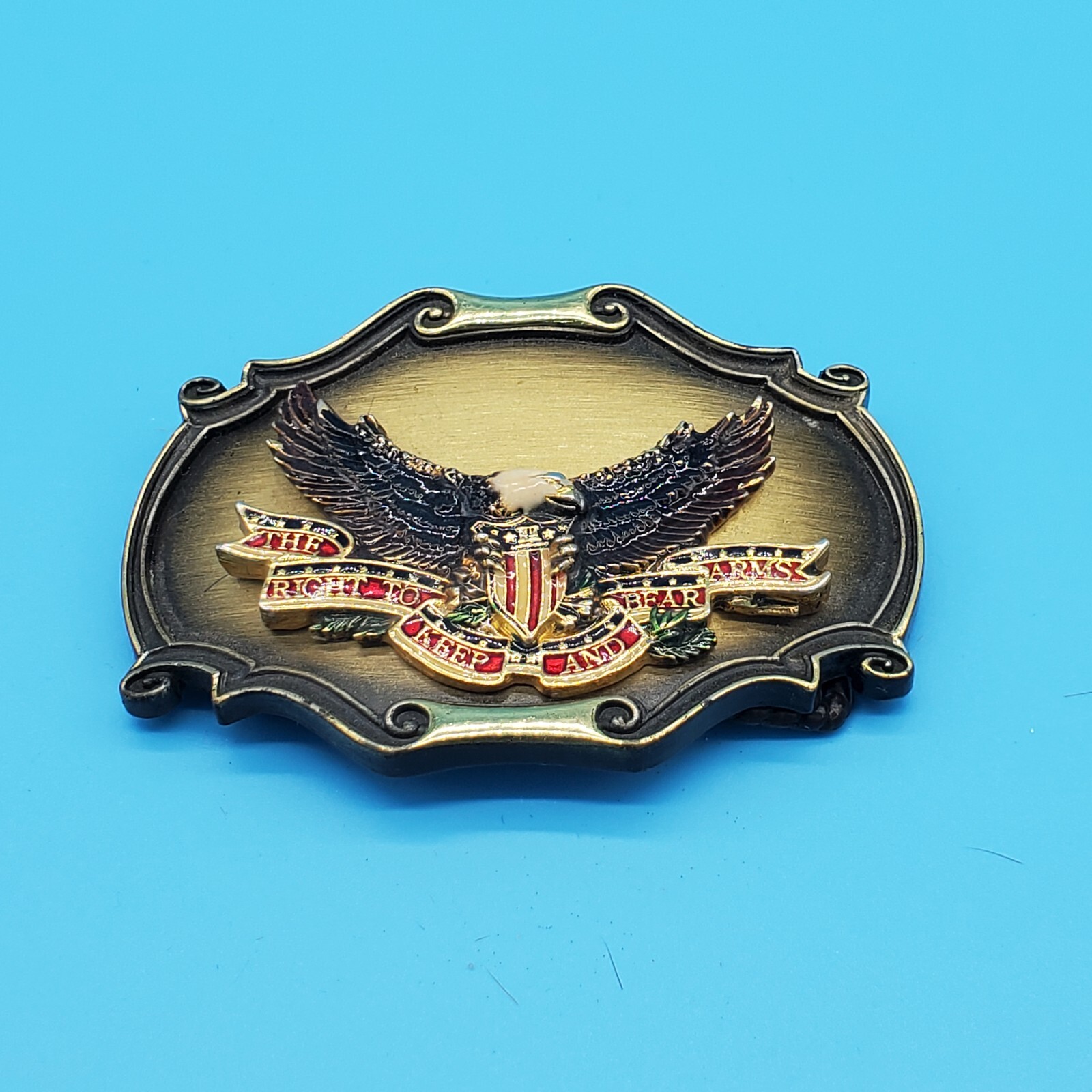 1980 RAINTREE HARLEY DAVIDSON EAGLE & SHIELD RIGHT TO… - Gem