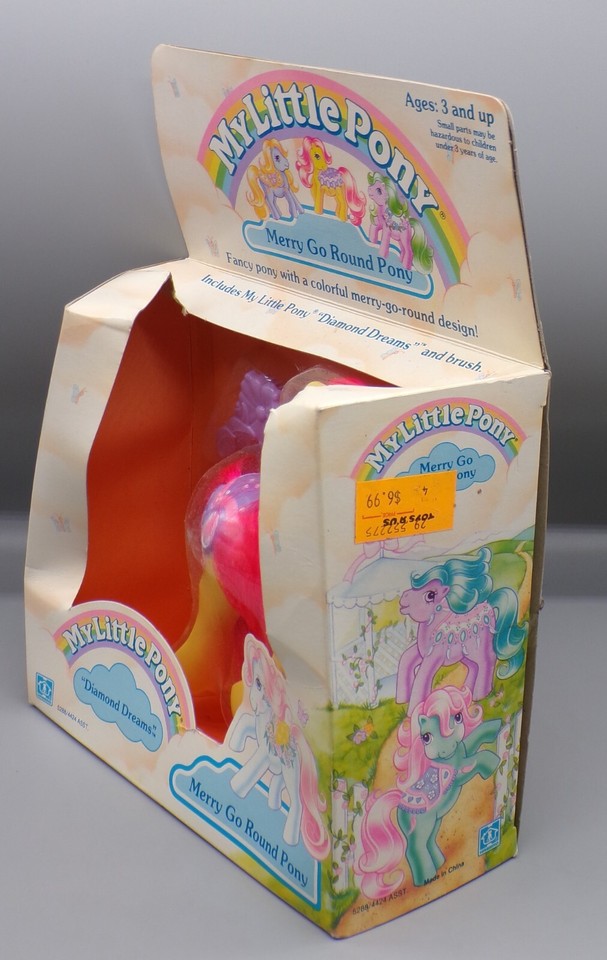 1988 vintage Hasbro MY LITTLE PONY Merry Go Round DIAMOND DREAMS Sealed ...