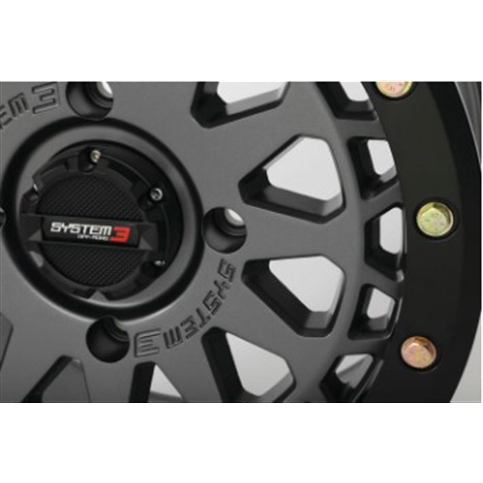 System 3 SB-6 Beadlock Wheel - 15x7, 4/156, 5+2 - Gunmetal Grey 15S3 ...