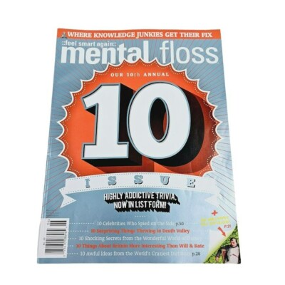 Mental Floss Magazine May June 2011 10th Annual Issues Knowledge ...