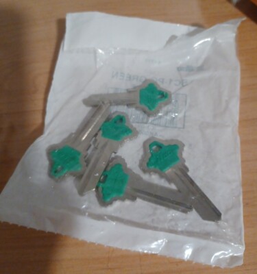 ILCO SCHLAGE GREEN KEY BLANK SC1-PC-GREEN (5 Pack) | eBay