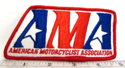 Vintage American Motorcycle Association AMA Jacket Patch HDQ ...