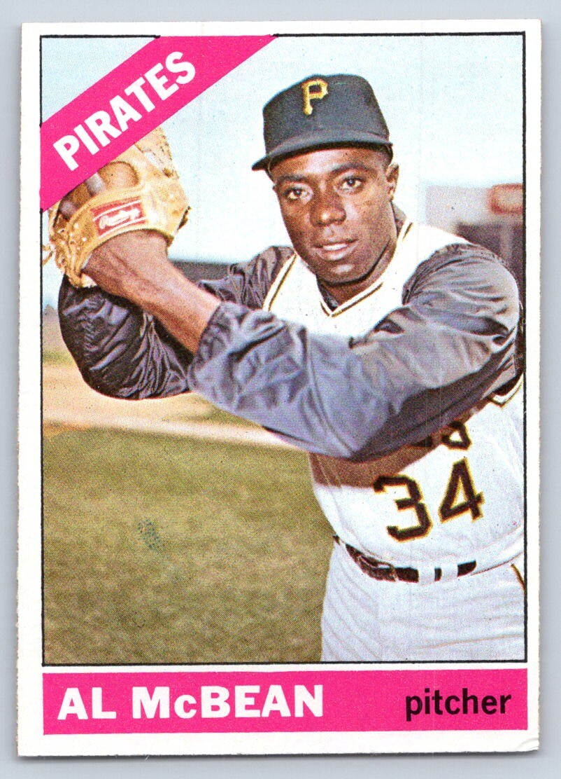 1966 Topps Baseball Al McBean #353 Pittsburgh Pirates NR-MT | eBay