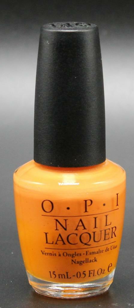 Opi Orange Nail Polish OPI Nail Lacquer Spring NLD54 Trading Paint