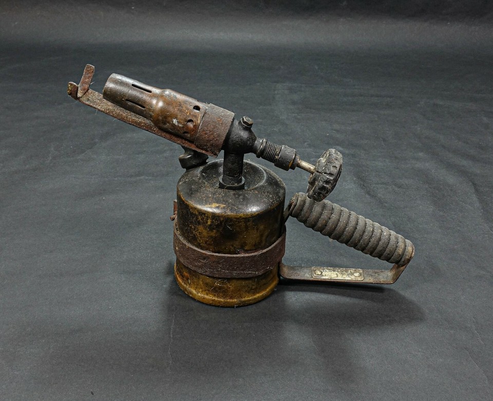 VINTAGE BRASS GASOLINE BLOW TORCH | eBay