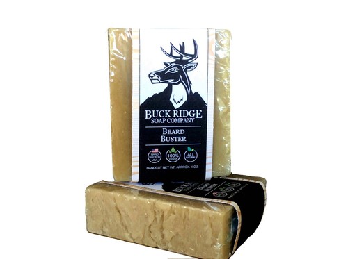 Mens Shaving Soap Bar Buck Ridge Beard Buster Handmade Shave Soap Cake ...