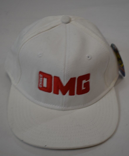 USHER OMG White Embroidered Flex Fit Hat Cap NWT L/XL | eBay