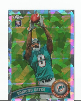 Edmond Gates 2011 Topps Chrome Crystal Atomic REFRFACTOR SP RC #22 ...