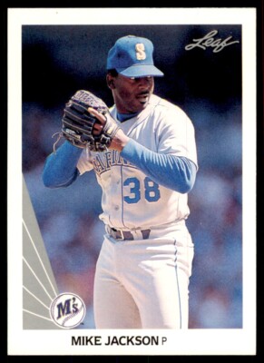 1990 Leaf Mike Jackson Seattle Mariners #351 | eBay