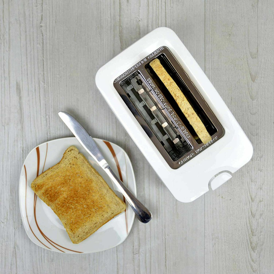 Toaster 2 Slice Extra Wide Slots 750W Cool Touch 7 Stage Variable ...