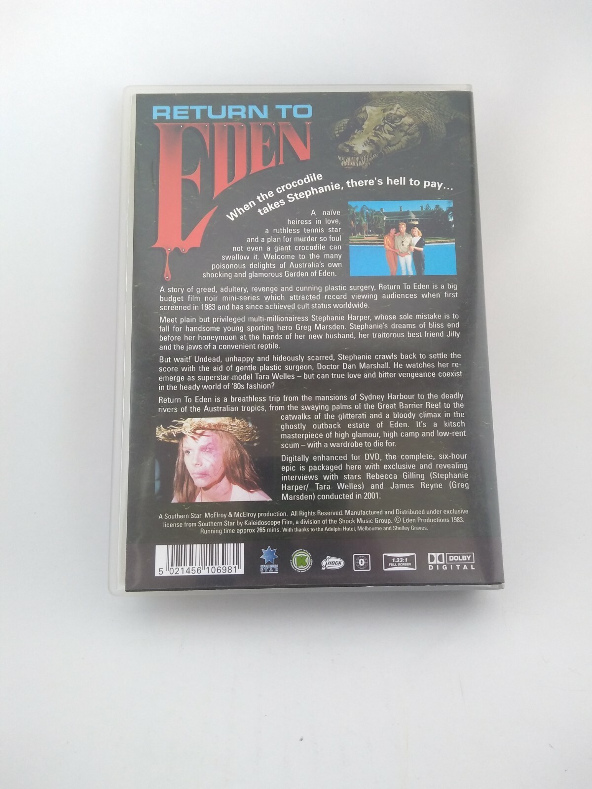 DVD, RETURN TO EDEN, 1983 AUSTRALIAN CULT TV ENTIRE MINI-SERIES ...