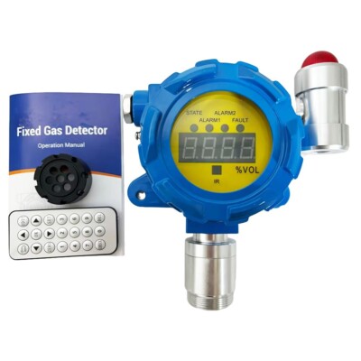 O2 Detector Fixed Oxygen Gas Leakage Detector with 0-30%VOL Sound Light ...