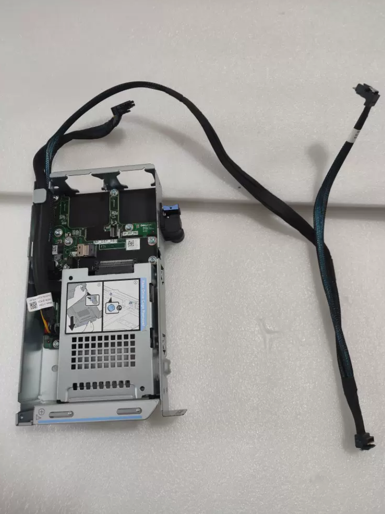 Dell 7THPW PowerEdge R750 2 x SFF Rear Drive Cage w/NVMe U.2 Cables for ...