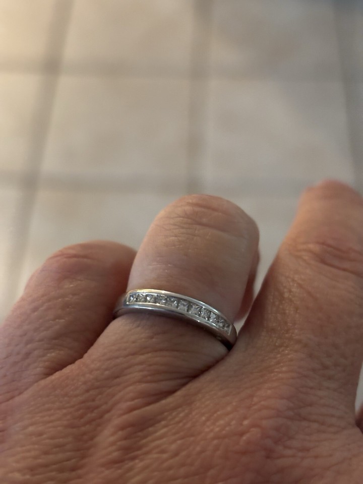 1 1/2ct F VS2 Round Earth Mined Certified Diamonds Plat Ring with ...