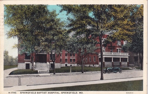 SPRINGFIELD MO Missouri Baptist Hospital Stockton 1936 Postcard E22 | eBay