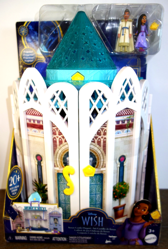 Disney Wish Rosas Castle Playset, Dollhouse with 2 Posable Mini Dolls ...