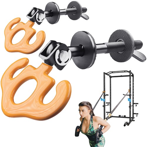 Power Rack Attachments, Hooks for Squat Rack, Resistance Band Heavy ...