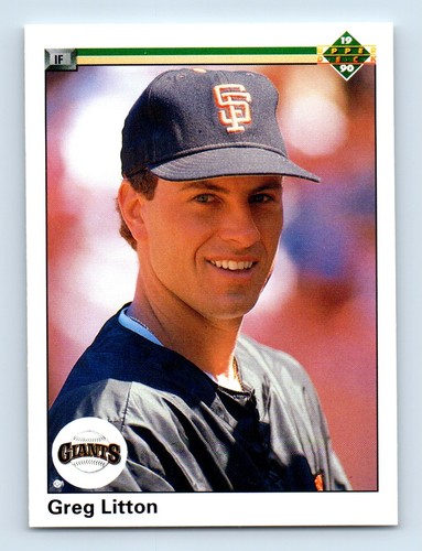 1990 Upper Deck Greg Litton San Francisco Giants #677 | eBay UK
