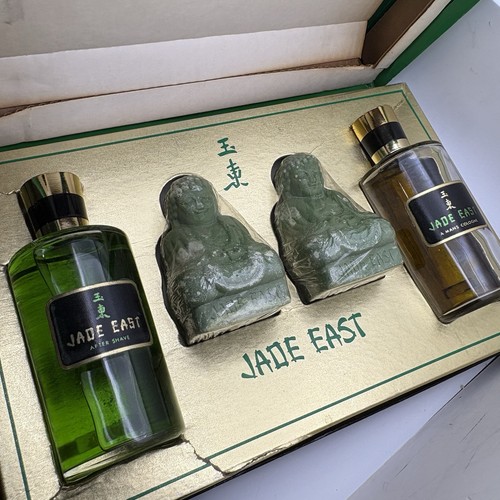 Swank JADE EAST 1960-70s Set Mens After Shave Cologne Buddha Soaps RARE ...