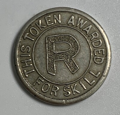 THIS TOKEN AWARDED FOR SKILL R TOKEN! (2607) | eBay