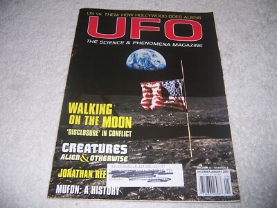 UFO Magazine December/January 2002 aliens Walking on the Moon | eBay