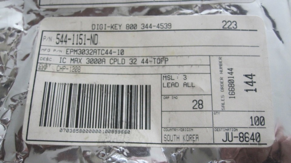 2PCS EPM3032ATC44-10,CPLD - Complex Programmable Logic Devices CPLD ...
