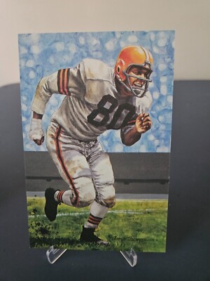 LEN FORD Unsigned 1992 HOF Football Goal Line Art Card GLAC - #/5,000 ...