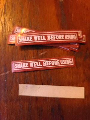 Antique "shake well before using " apothecary medicine labels, seals ...