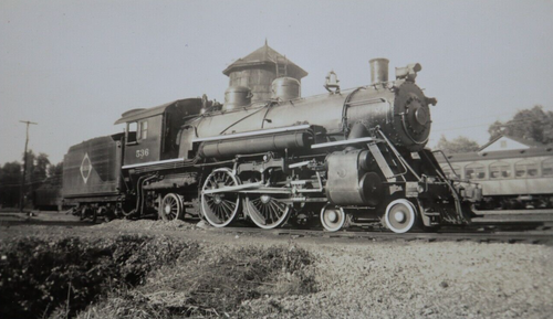 Vtg Train Photo 536 Steam Engine Erie RR 4-4-2 Hillsdale NJ P00150 | eBay