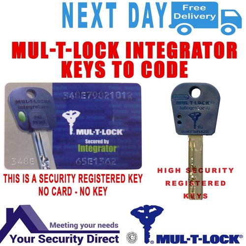 Mul-T-Lock Integrator / Interactive / Classic Keys cut to code number ...