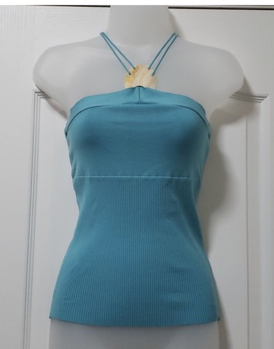 Bebe Blue Women Top Size M - Great Condition | eBay