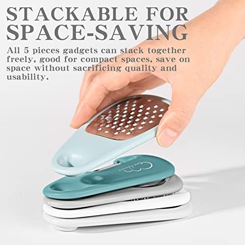Kitchen Gadgets Set 5 Pieces, Stackable Cooking Tools Space Saving for ...