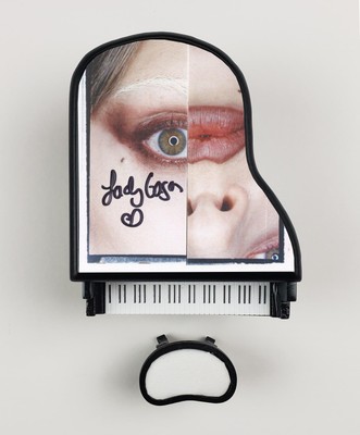 Lady Gaga Autographed Signed Custom Toy Mini Piano Mayhem ACOA | eBay