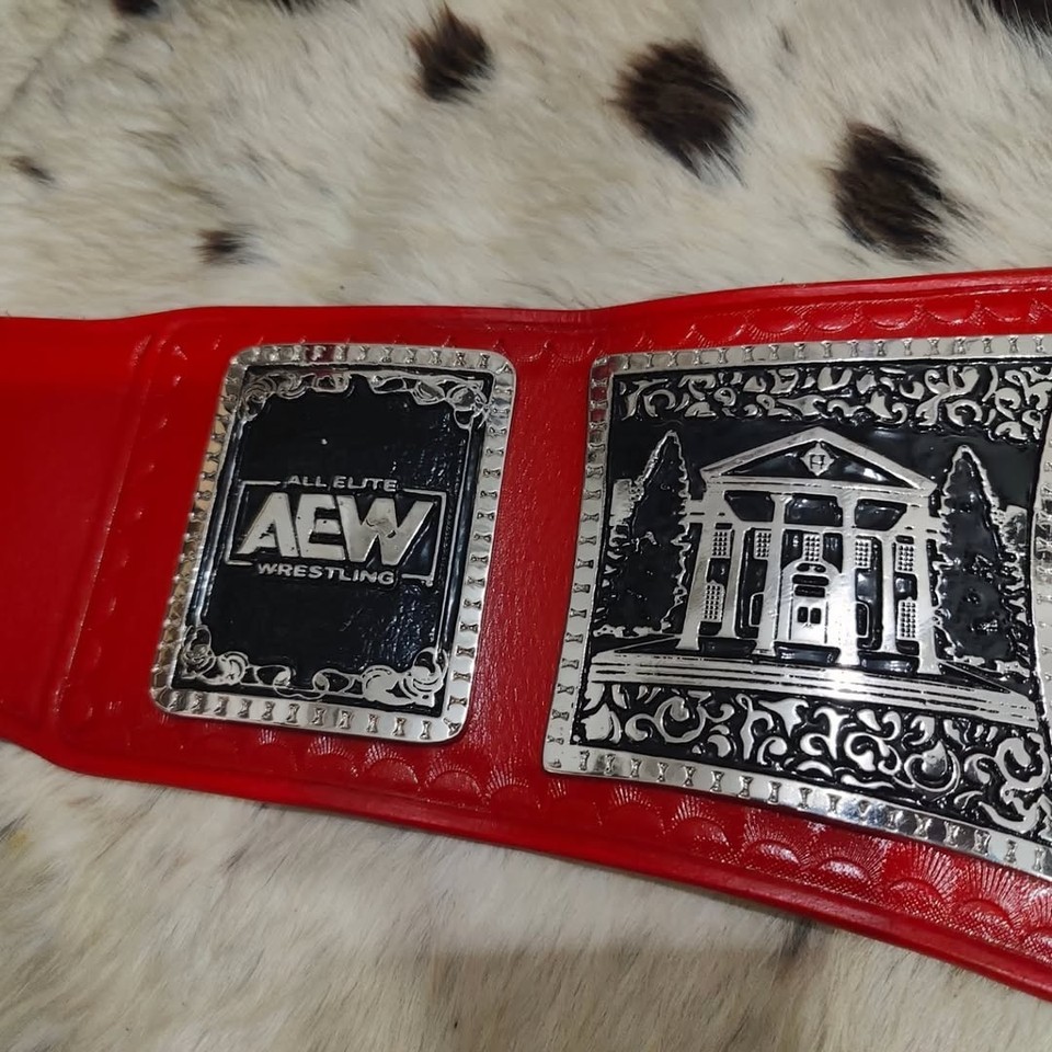 AEW TNT Championship Replica Belt - Red Strap Television Title | eBay