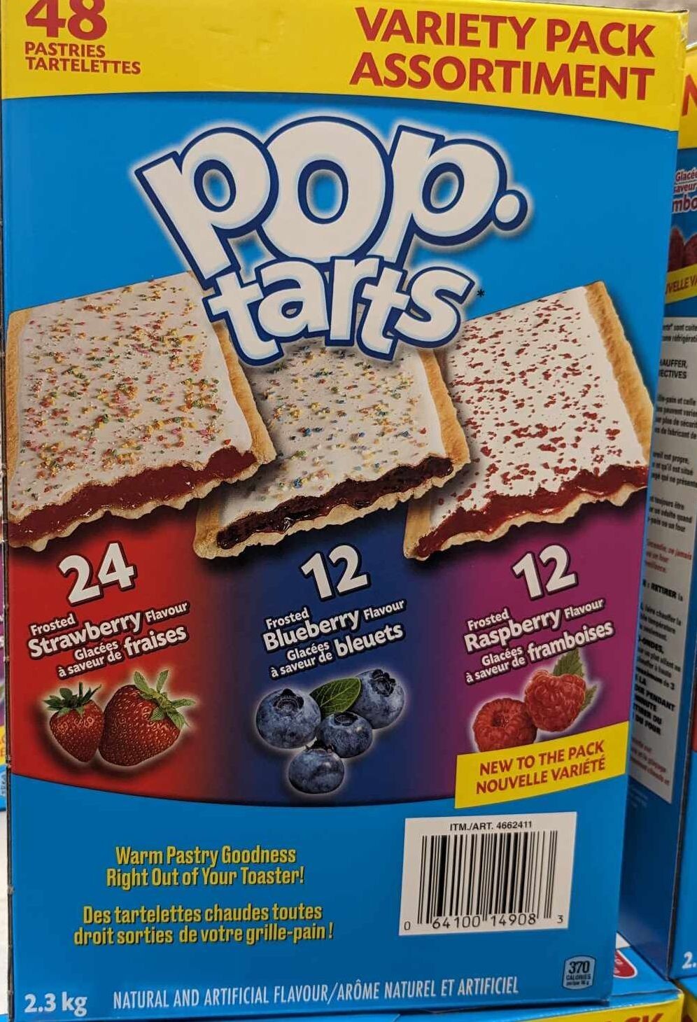Kellogg's Pop Tarts, Variety Pack, 48ct, 2.3kg / 5.07Ibs | eBay