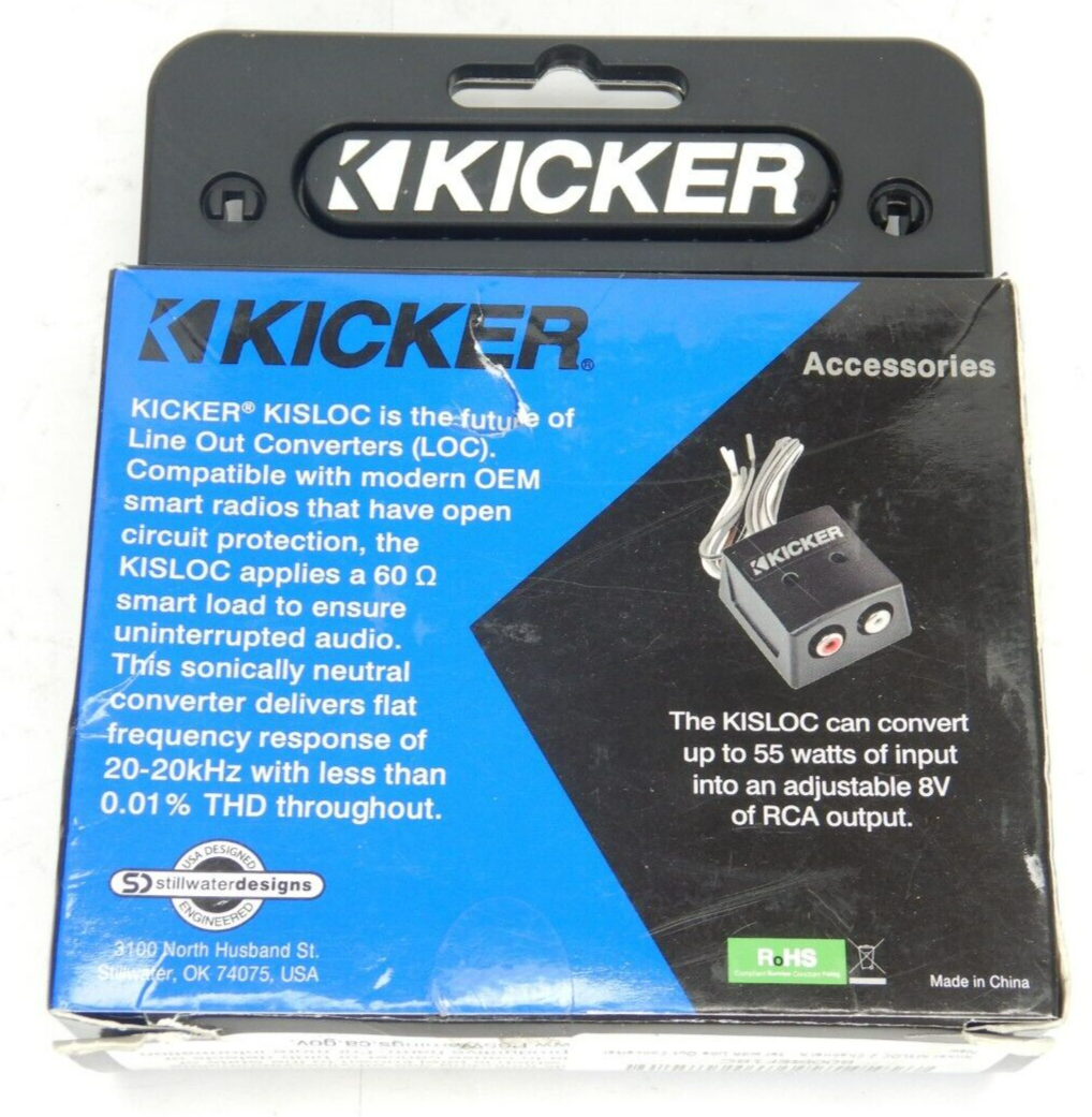 KICKER 46KISLOC2 55W 2 Channel Stereo Line-Output Converter | eBay