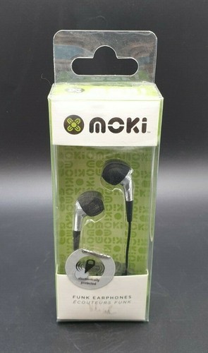 Moki BRAND Funk Silver Earphones Ear Buds Headphones for sale online | eBay
