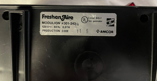 AMCOR FRESHENAIRE MODULION #301-243/1 - ION GENERATOR | eBay