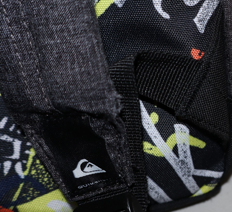 Quicksilver Large Graphic Backpack Multicolored Book School Bag | eBay