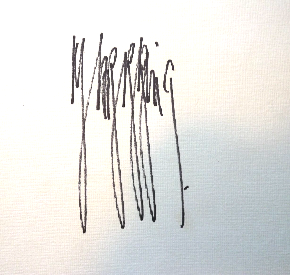 The Art Of Mark King (1990) HC.DJ. 1st Edition. Signed Ed. Very Good ...